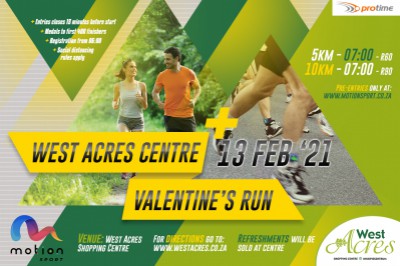 West Acres Valentine's Run 2023 | RunningCalendar.co.za